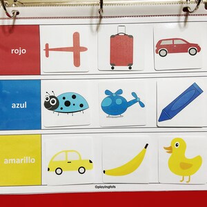 Colors and Shapes Activities Printable in Spanish for - Etsy