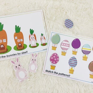 Fun Easter Busy Book Printable for Toddlers, Quiet Book, Busy Books ...