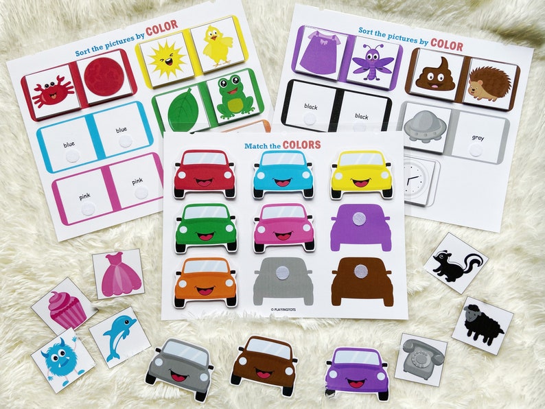 Toddler Busy Book Printable, First Learning Binder, Educational ...