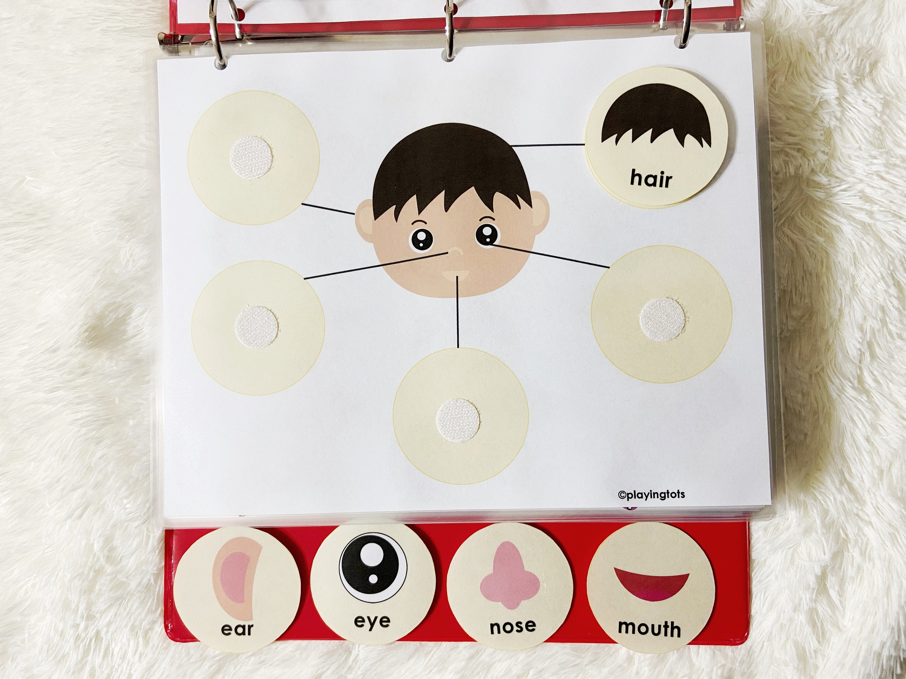 Body Parts Printable Pack for Toddlers Toddler Busy Book | Etsy Canada