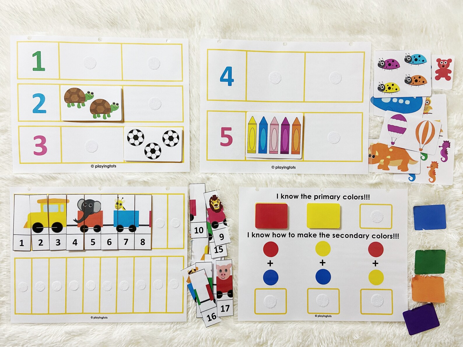 Toddler Busy Book Printable Learning Folder Quiet Book - Etsy