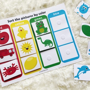 Toddler Busy Book Printable, Learning Binder, Educational Printable ...