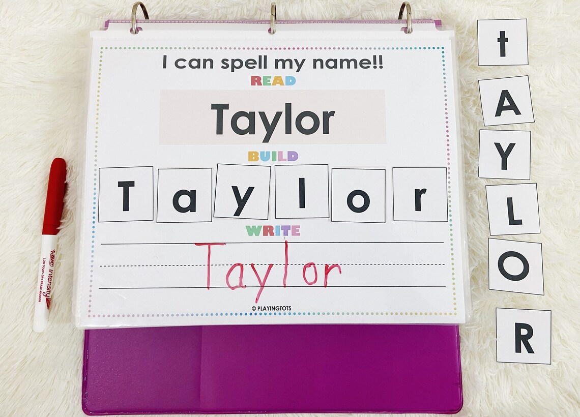 Editable 6 Letter Name Spelling Practice Activity Printable | Etsy