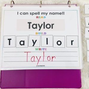 Editable 6 Letter Name Spelling Practice Activity Printable, Name ...