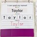 Editable 6 Letter Name Spelling Practice Activity Printable, Name ...