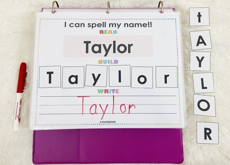 Editable 6 Letter Name Spelling Practice Activity Printable - Etsy
