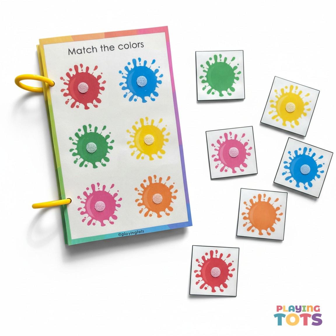 Toddler Mini Busy Book Printable, Travel Size Activity Book, Quiet Book ...