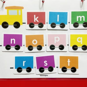 Alphabet Matching Activity Printable, Uppercase and Lowercase Letters ...