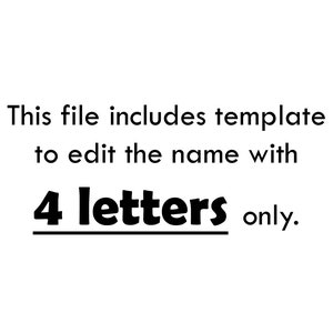 Editable 4 Letter Name Spelling Practice Activity Printable, Name ...