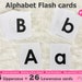 Alphabet Flash Cards Printable, Uppercase and Lowercase Letters, First ...