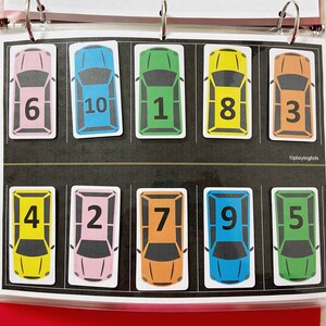 Preschool Busy Book Printable, Car Themed Activities, Vehicle Busy ...