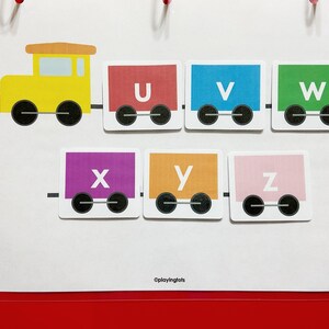 Alphabet Matching Activity Printable, Uppercase and Lowercase Letters ...