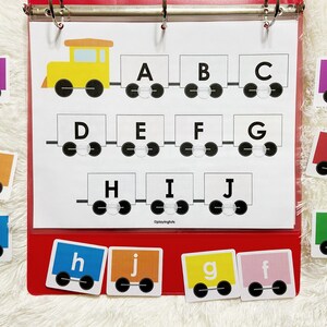 Alphabet Matching Activity Printable, Uppercase and Lowercase Letters ...