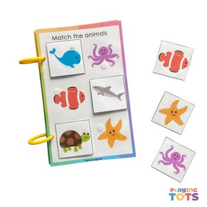 Toddler Mini Busy Book Printable, Travel Size Activity Book, Fun Quiet ...