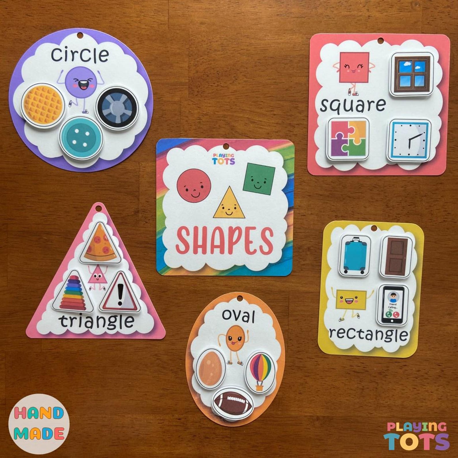 Shapes Sorting Activity, Fully Assembled, Toddlers, Preschool, Pre-k ...