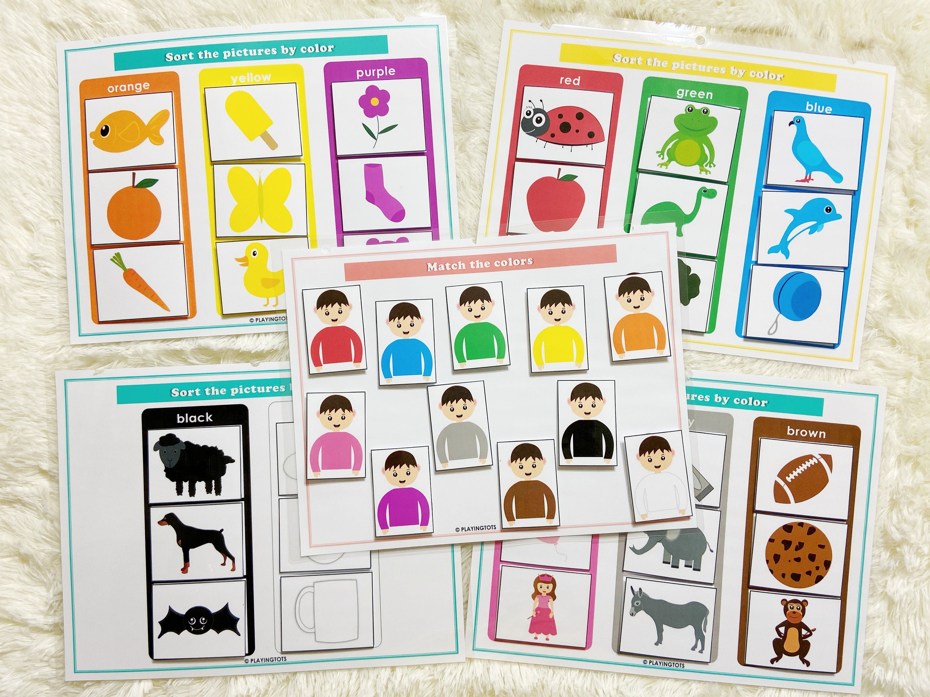 Preschool Learning Binder Printable Toddler Busy Book Quiet - Etsy Canada