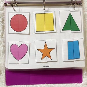 Colors and Shapes Activities Printable in Spanish for - Etsy