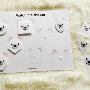 Arctic Animals Toddler Busy Book Printable, Learning Binder ...