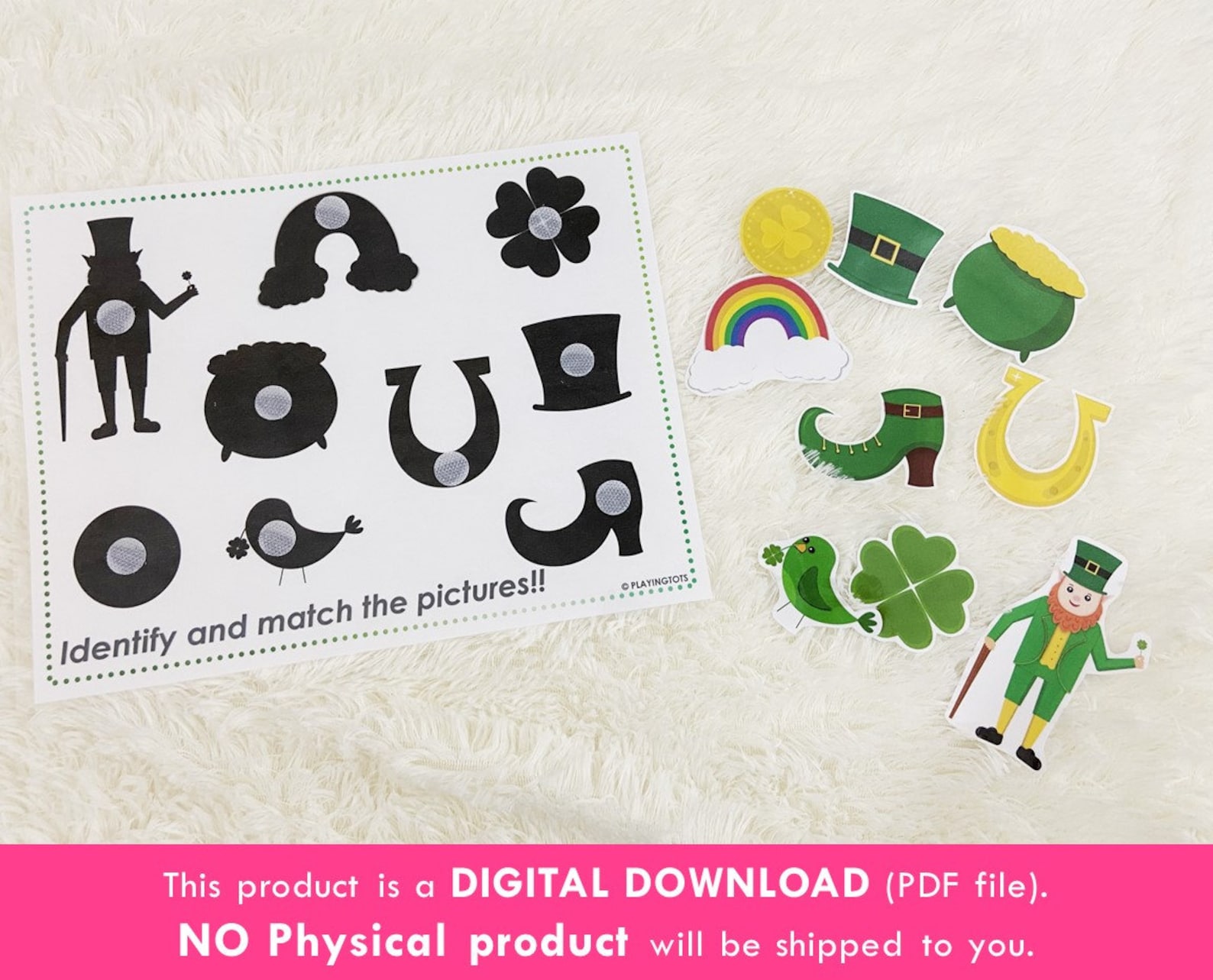 St Patricks Day Busy Book Printable for Toddlers Quiet Book | Etsy