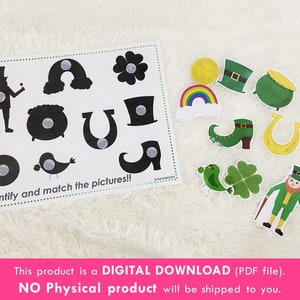St Patricks Day Busy Book Printable for Toddlers, Quiet Book, Busy ...
