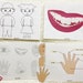 Body Parts Printable in Spanish Toddler Busy Books Activity - Etsy