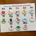 Beginning Sounds Matching Printable, Alphabet Matching, Phonics ...