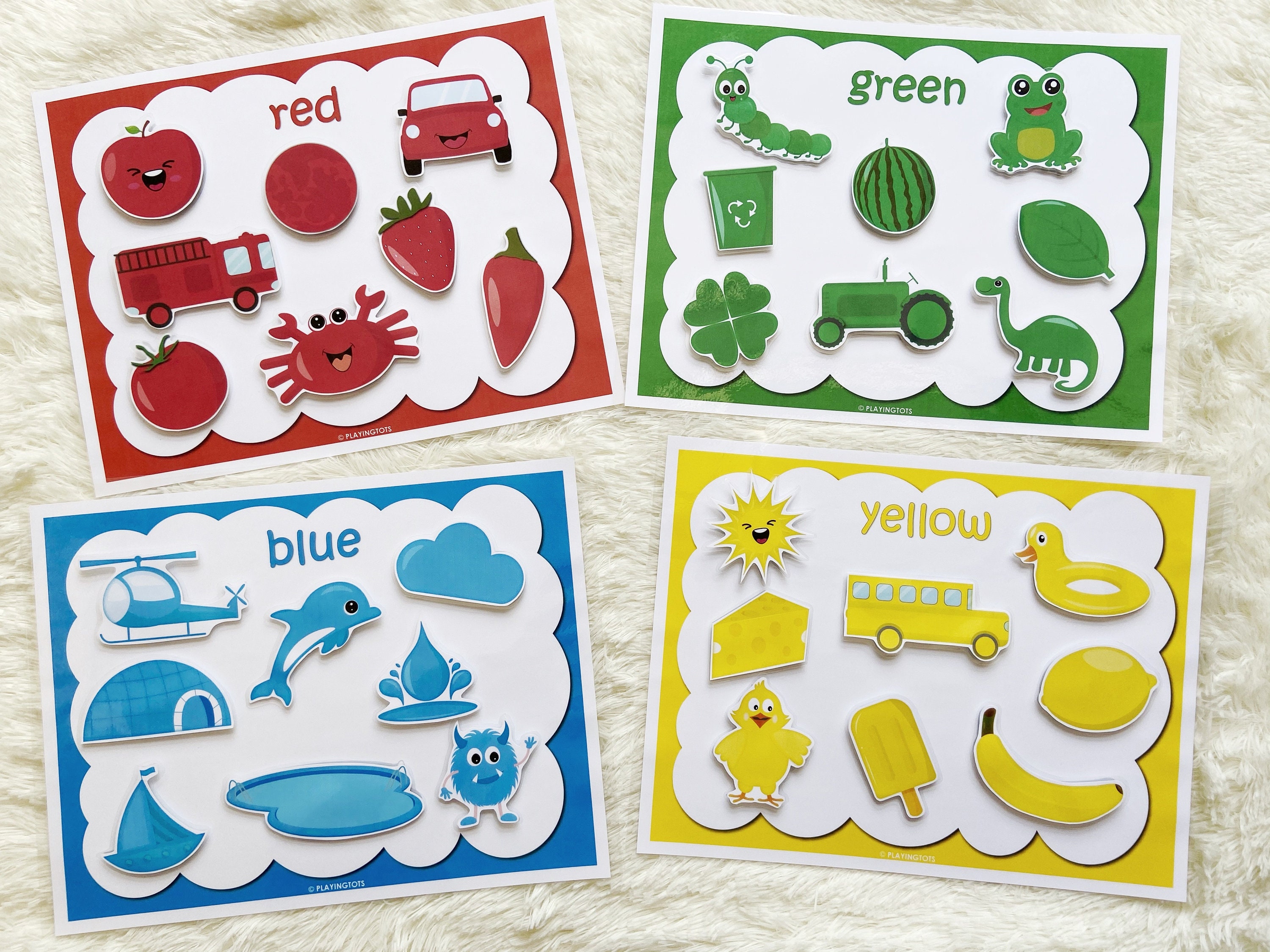 Colors Busy Book Printable Toddler Busy Book Learning - Etsy UK