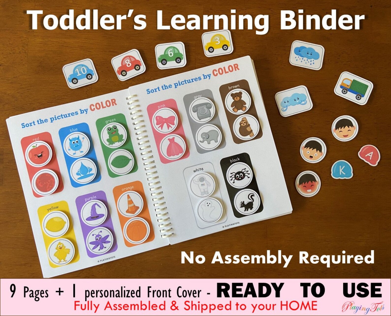 Toddler Learning Binder VOL1 Fully Assembled Toddler Busy - Etsy