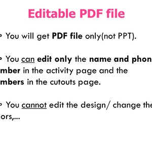 Editable Phone Number Practice Activity Printable, Learn Emergency ...