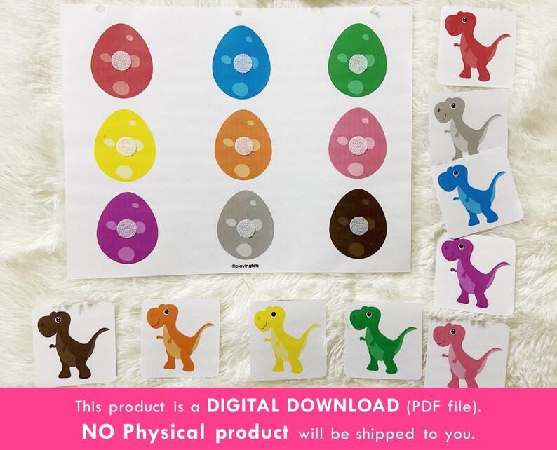 Dinosaur Busy Book Printable Toddler Busy Book Toddler - Etsy