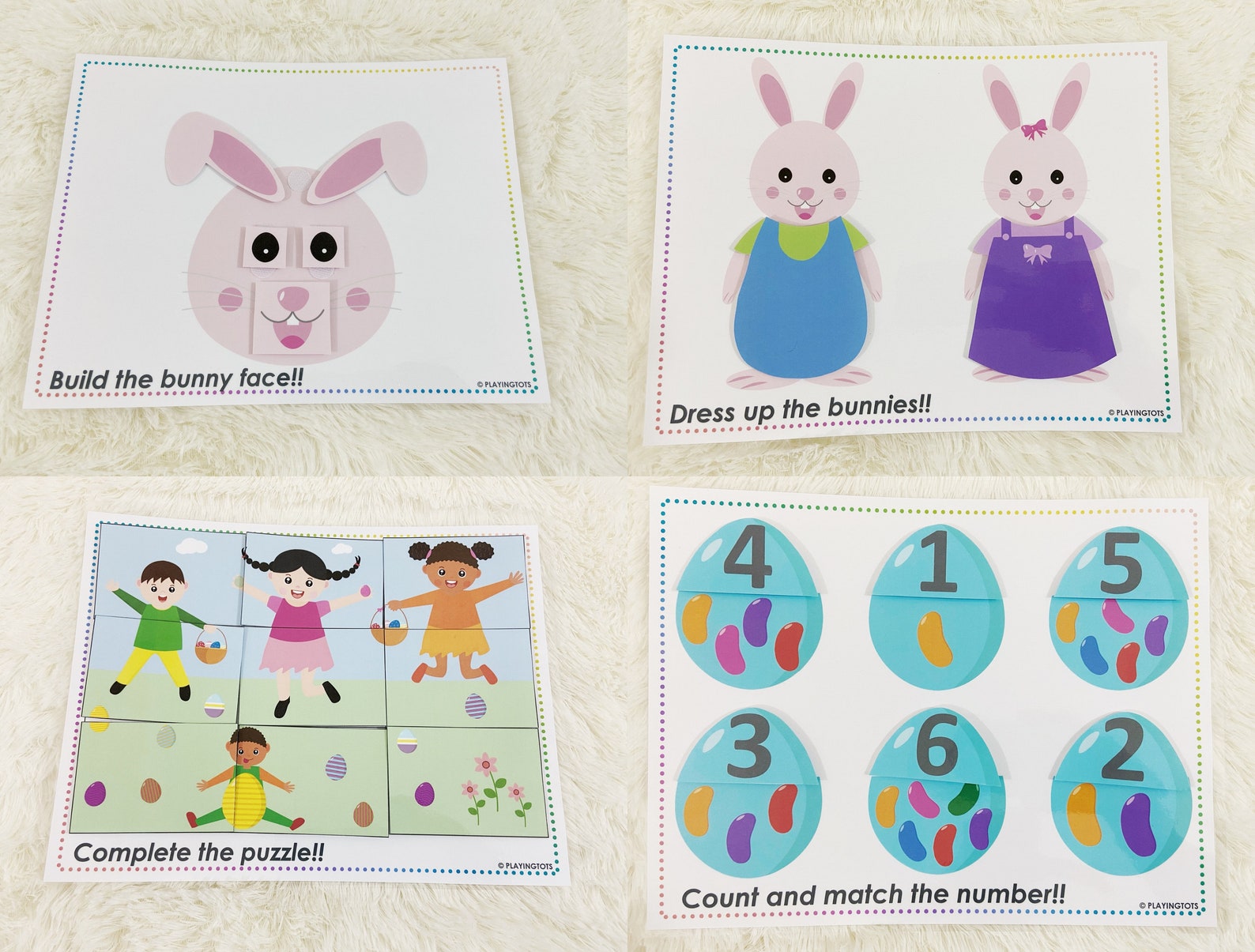Fun Easter Busy Book Printable for Toddlers, Quiet Book, Busy Books ...