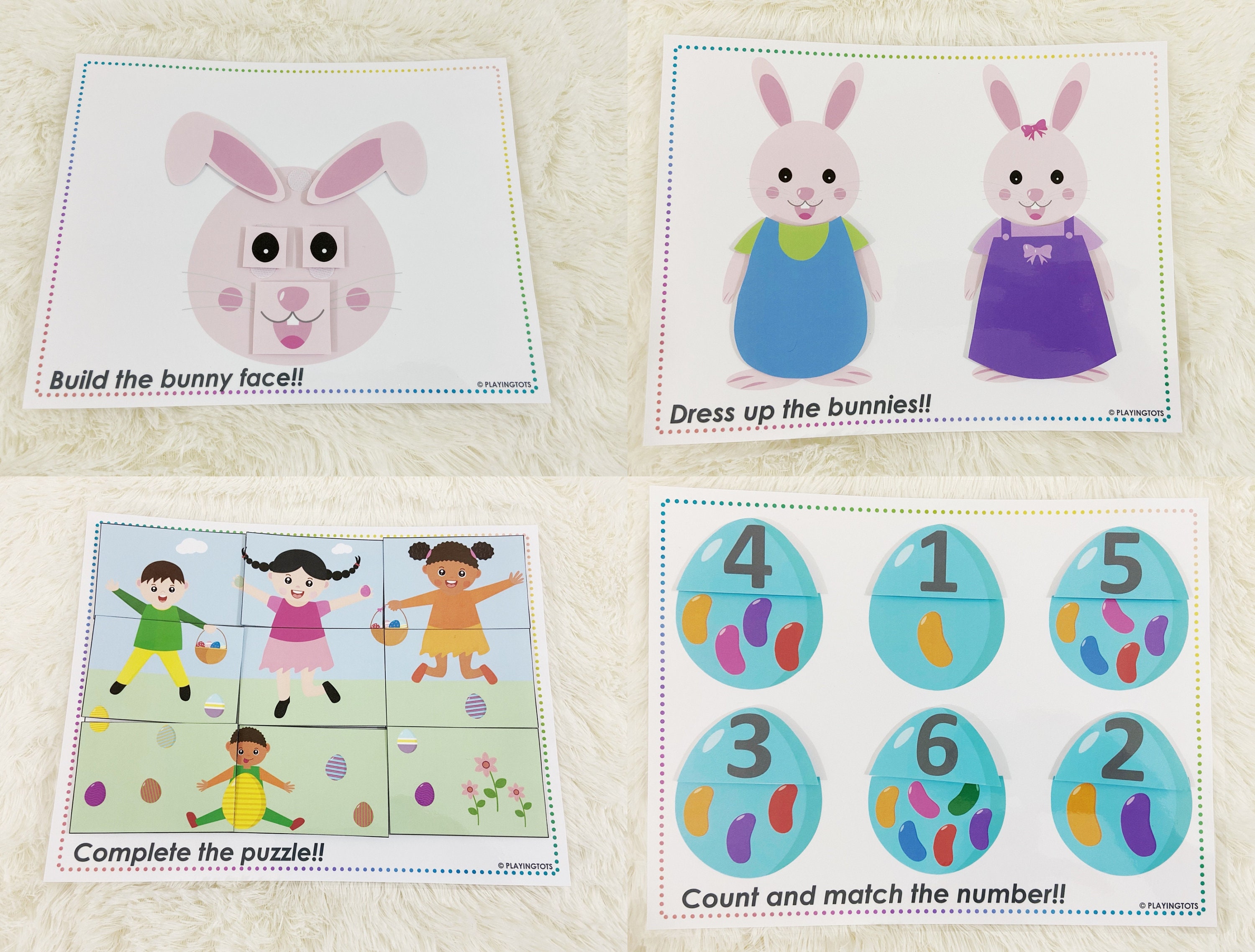 Fun Easter Busy Book Printable for Toddlers, Quiet Book, Busy Books ...