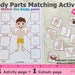 Body Parts Matching Activity Printable Toddler Busy Book - Etsy