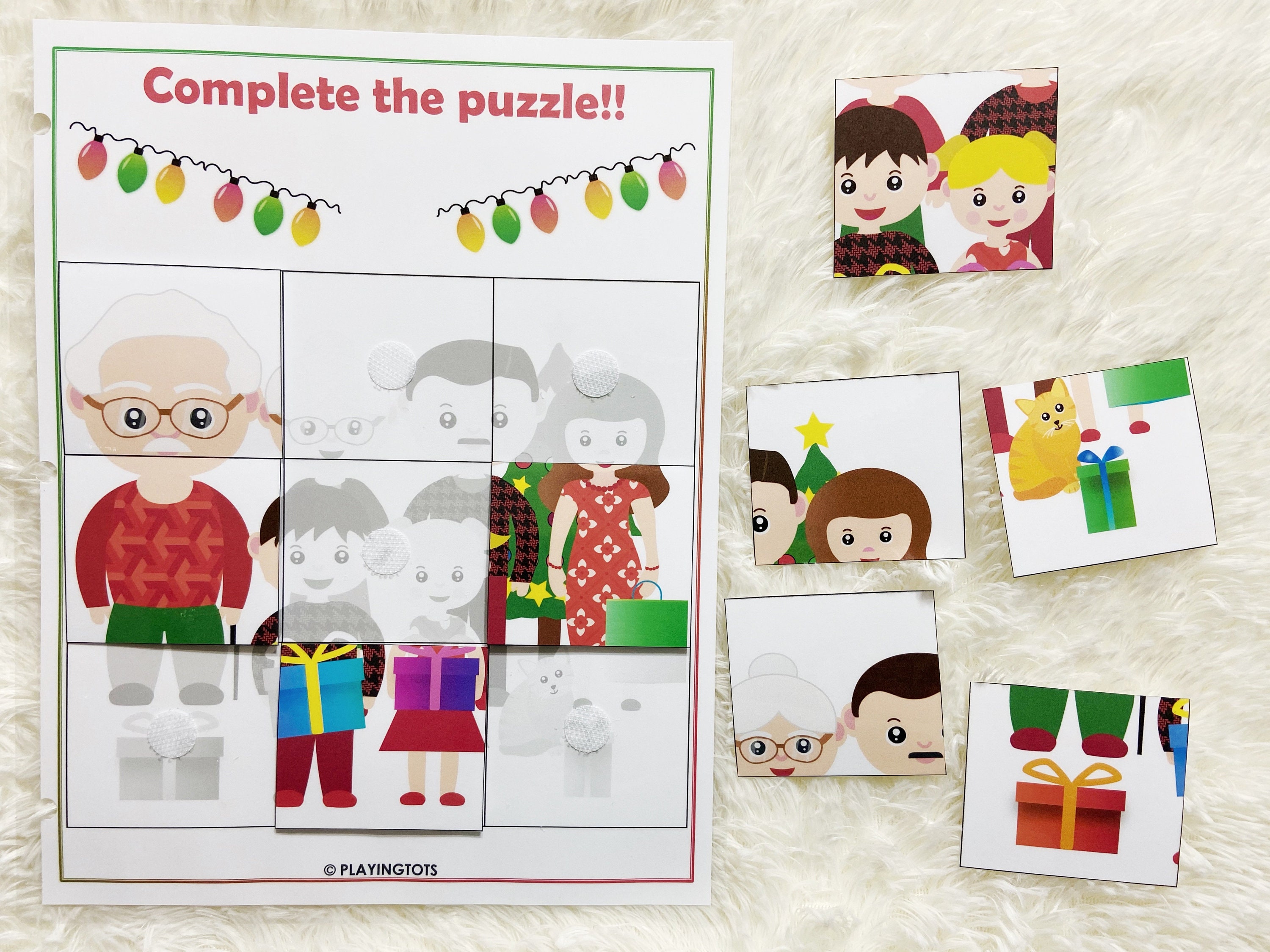 Christmas Toddler Busy Book Printable Winter Learning Binder | Etsy