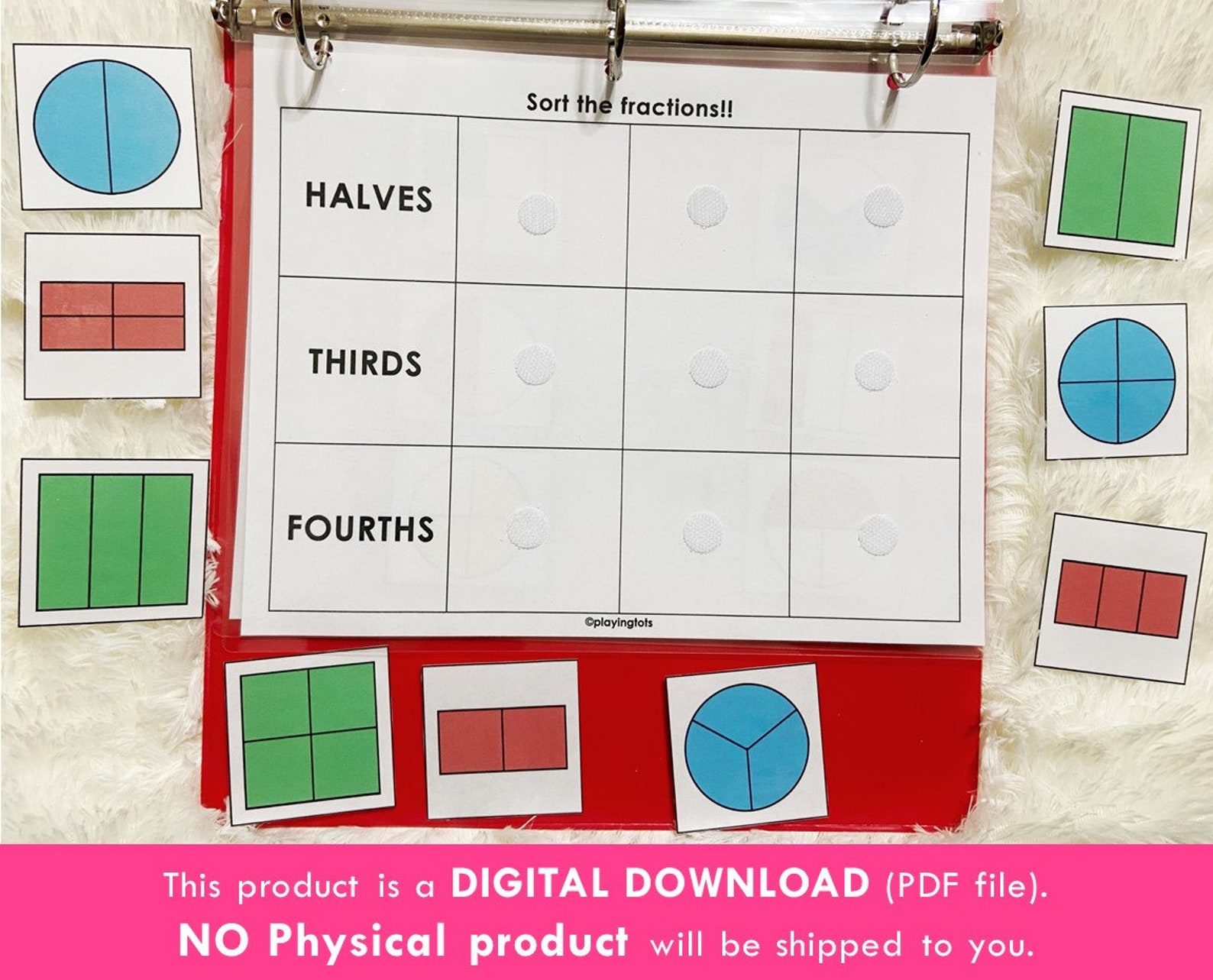 Math Activities Printable Fractions and Number Bonds - Etsy