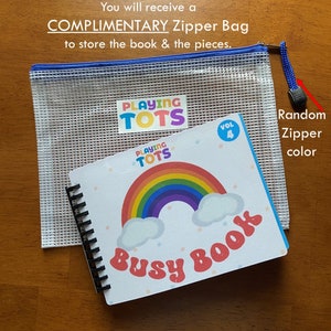 Colors Busy Book, Mini Book VOL4, Fully Assembled, Learn the Colors ...