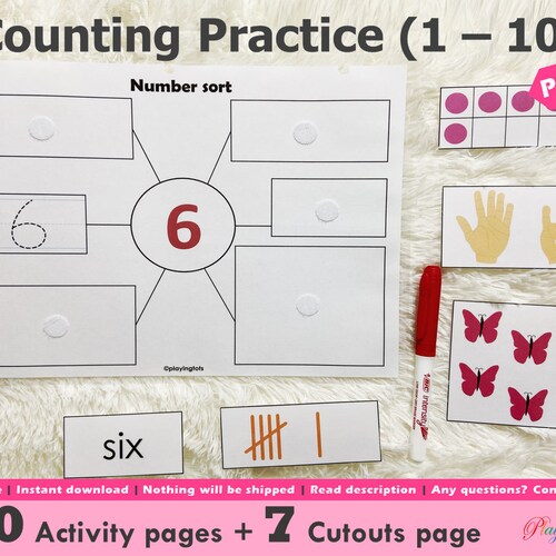 Busy Book Printable Worksheet Matching Activities Toddler - Etsy