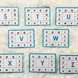 Alphabet Match and Clip Cards Printable, Uppercase and Lowercase ...