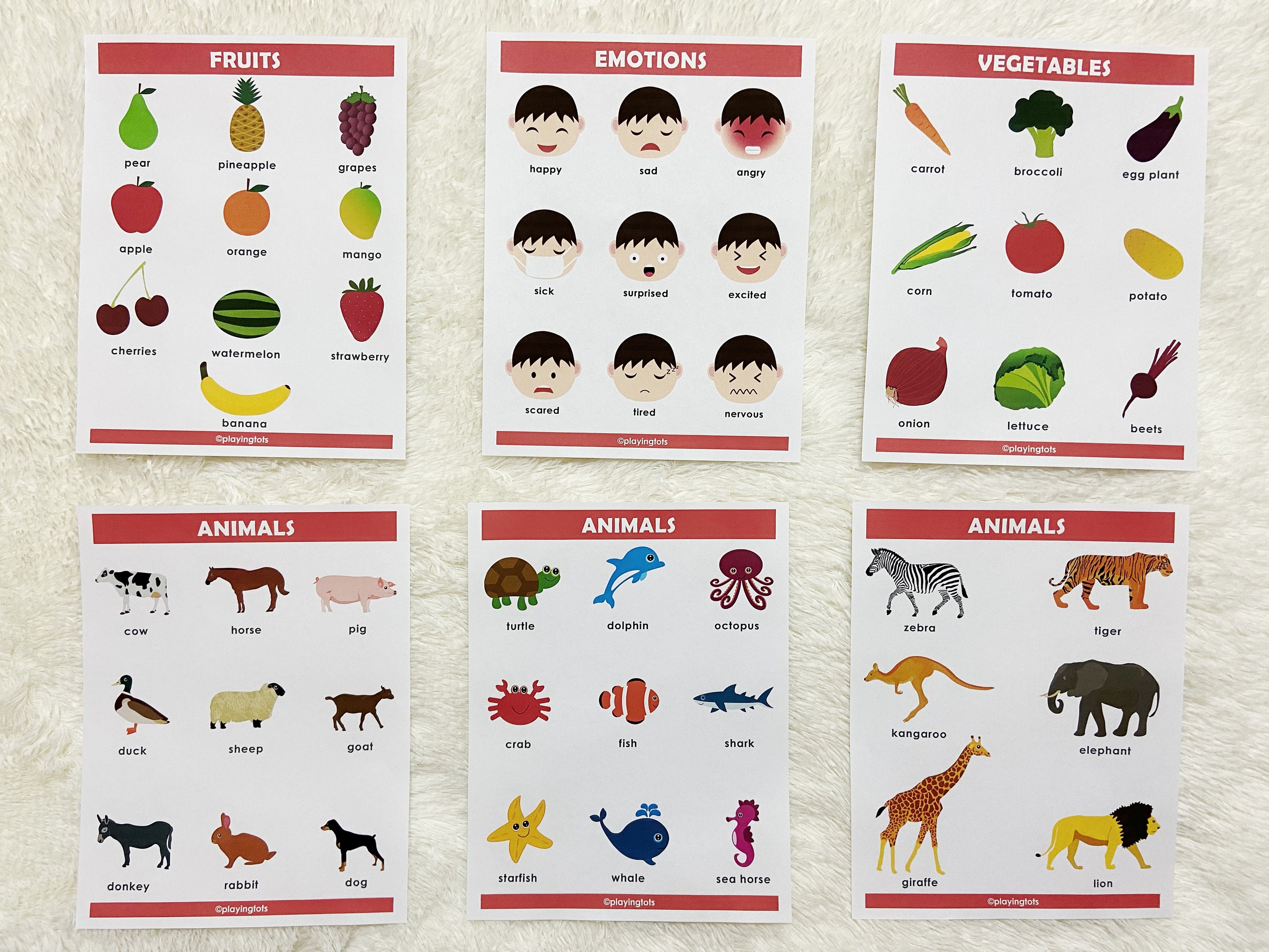 Toddler Learning Book Printable Educational Wall Posters - Etsy