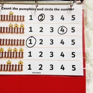 Fall or Autumn Busy Book Printable for Toddlers, Learning Activities ...