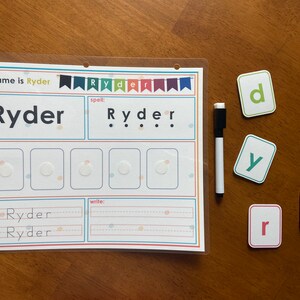 Name Spelling and Birthday Activity Printable, Spelling Practice ...