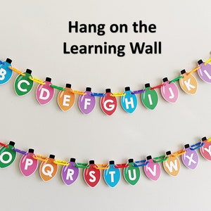 Christmas Toddler Activities Printable, Alphabet Linking, Numbers ...