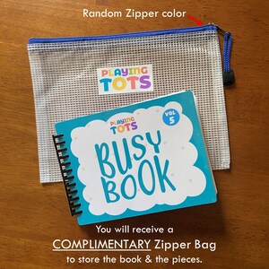 Alphabet and Beginning Sounds, Toddler Mini Busy Book, Fully Assembled ...