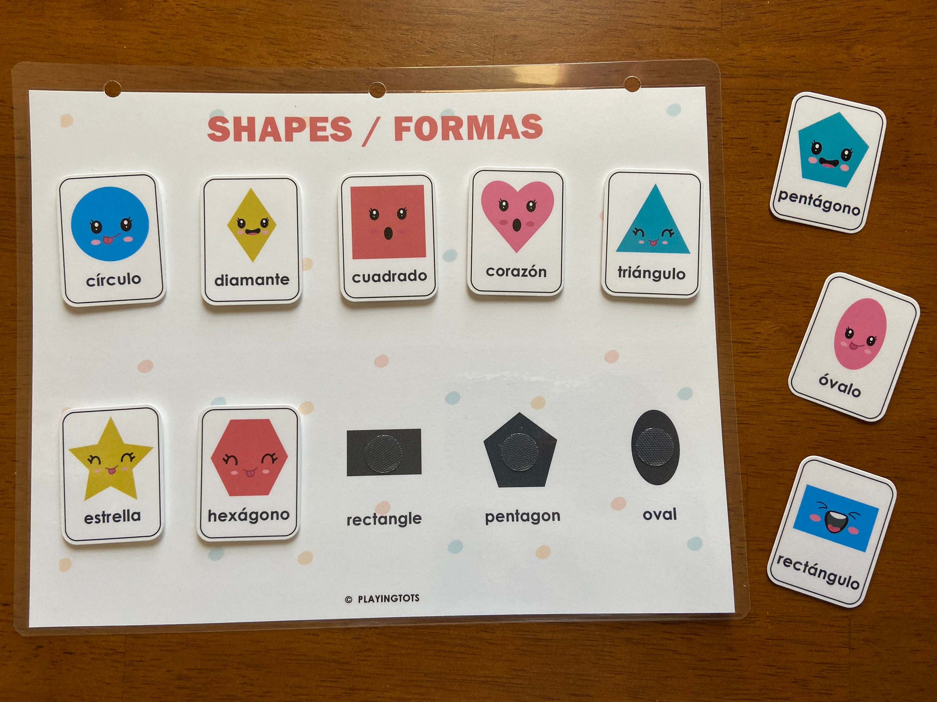 Bilingual Spanish Toddler Busy Book Printable, Learning Binder, Quiet ...