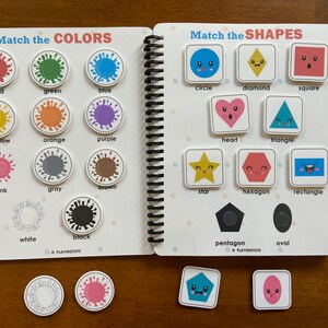 Toddler Learning Binder VOL2, Fully Assembled, Toddler Busy Book, Quiet ...