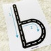 Alphabet Tracing Road Mats Printable Lowercase Letters - Etsy