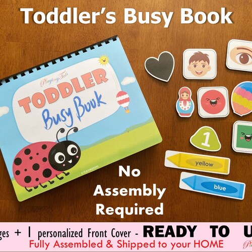 Preschool Learning Binder Printable Toddler Busy Book Quiet | Etsy
