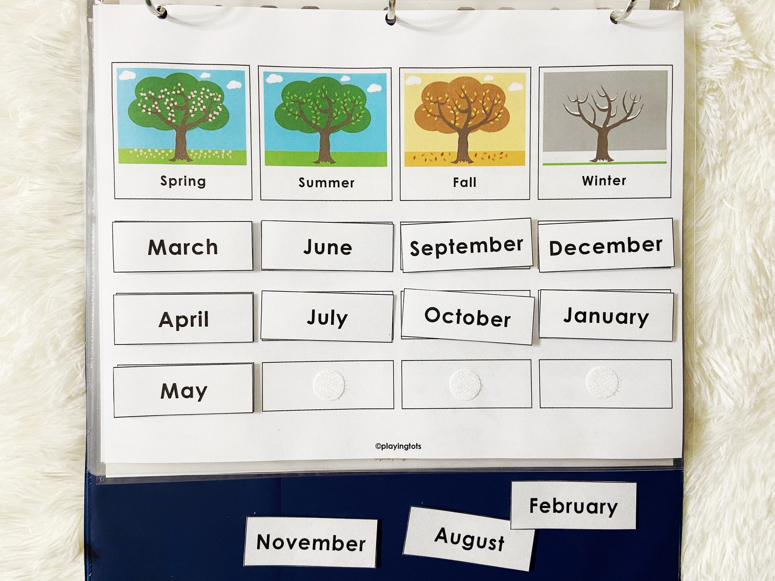 Morning Workbook Printable Seasons Weather Days of the | Etsy