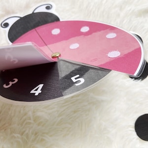 Ladybug Spots Counting Activity Printable, Numbers 1 to 10, Counting ...