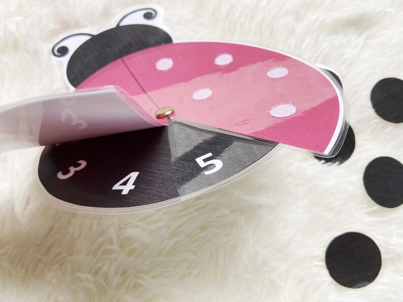 Ladybug Spots Counting Activity Printable Numbers 1 to 10 | Etsy